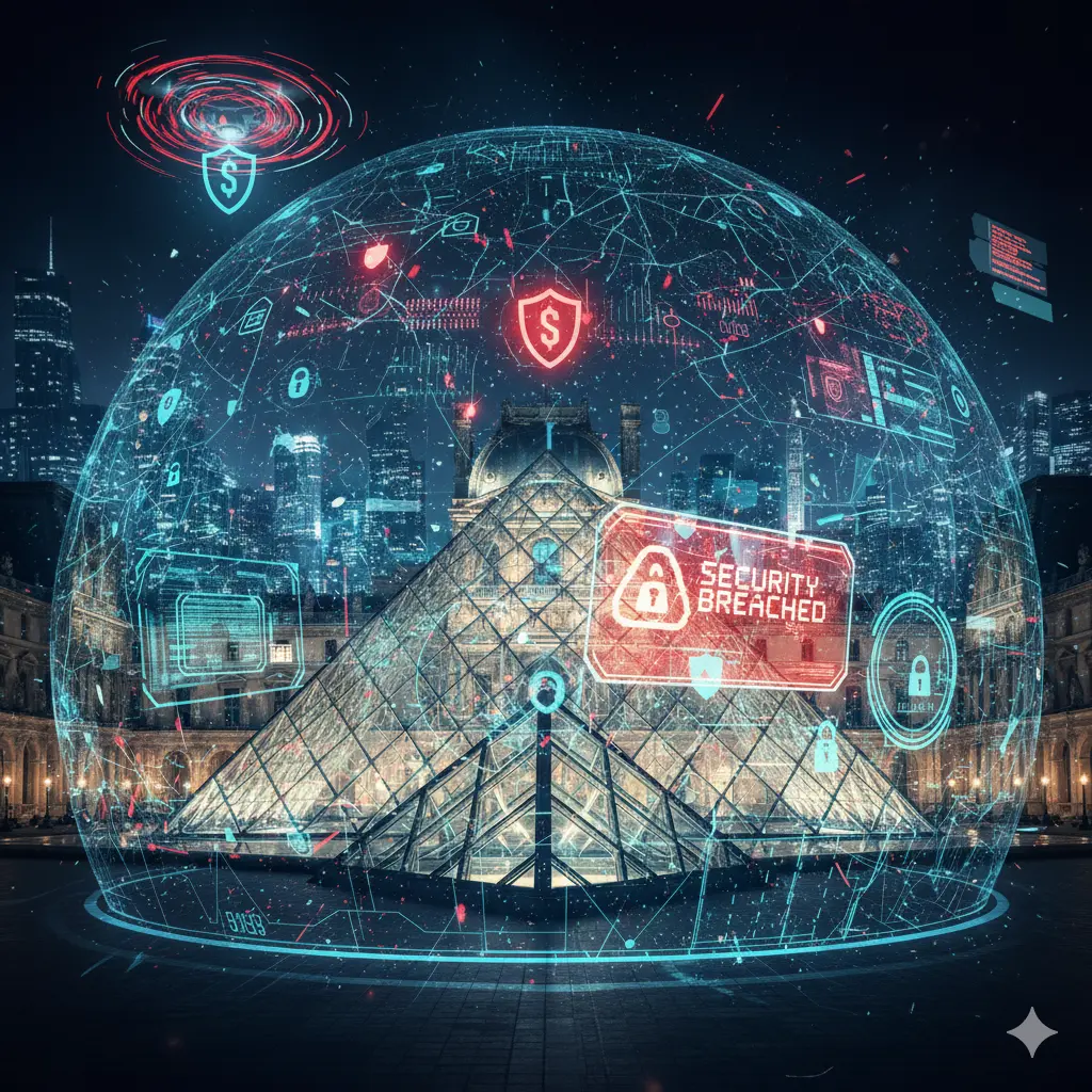 Falha no Louvre revela o perigo das senhas simples e sistemas desatualizados. | FCA T.I.